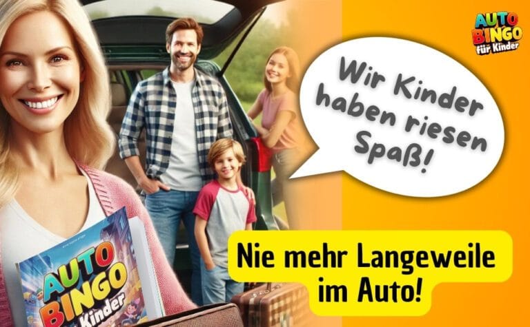 Auto Bingo für Kinder (📘 Tolles Buch!)