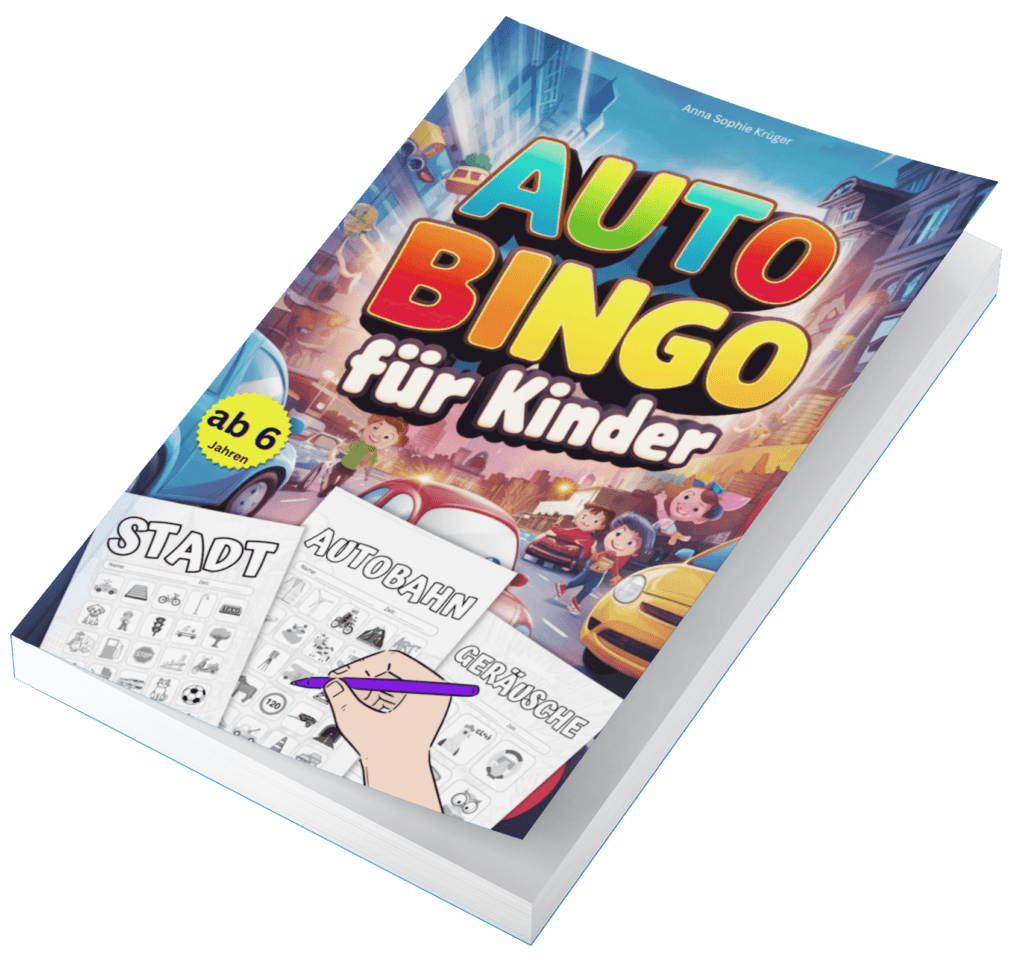 Auto Bingo für Kinder (📘 Tolles Buch!)